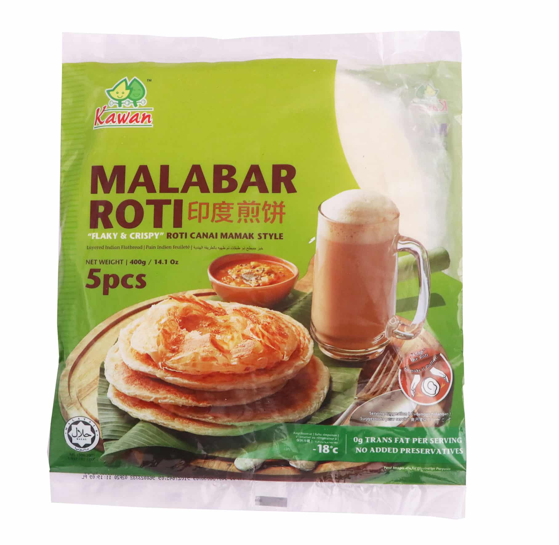 Kawan Malabar Roti 400g Malaysia